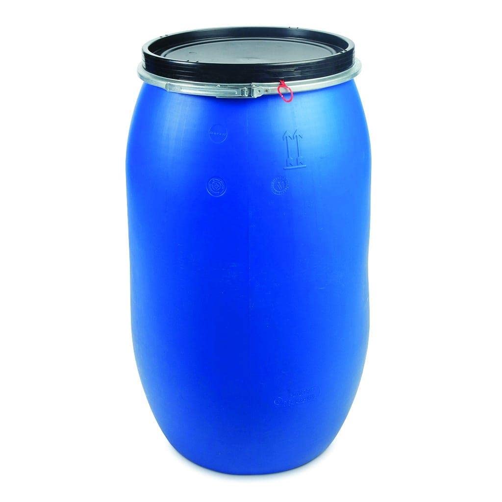 Invopak 220 Litre Plastic Blue Open Top Barrel With Lid | Desertcart EGYPT
