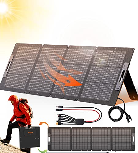 Rophie Portable Solar Panel, 200W Ultra-Light(12.85lb) Foldable Solar ...