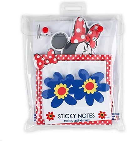 Amazon.com : Disney Minnie Mouse Sticky Note Stationery Set : Office ...