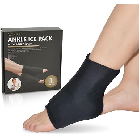 Amazon.com: Ankle Brace Ice Packs for Injuries Reusable,Gel Ice Pack ...