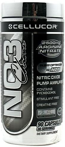 Amazon | Cellucor No3 Chrome Nitric Oxide Supplement, 90 Count (Pack of ...
