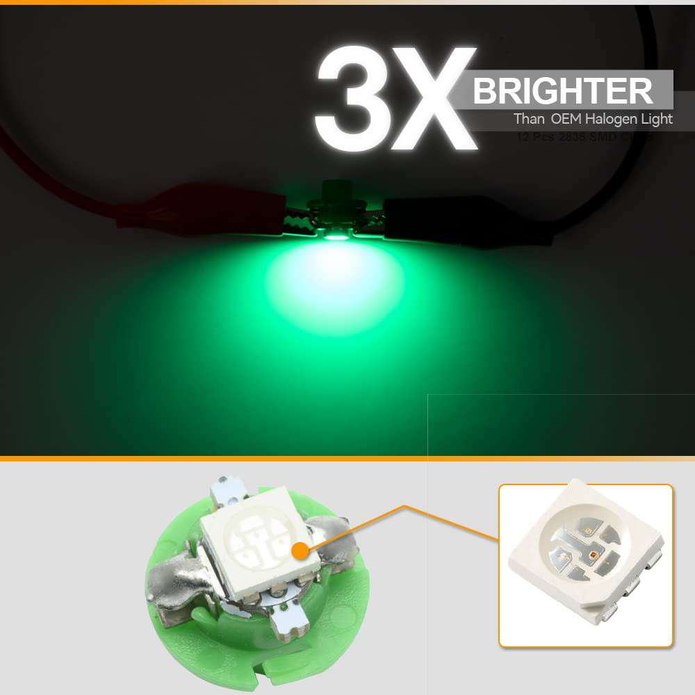 Green LED Instrument Panel Lights Interior Light Assemblies Interior ...