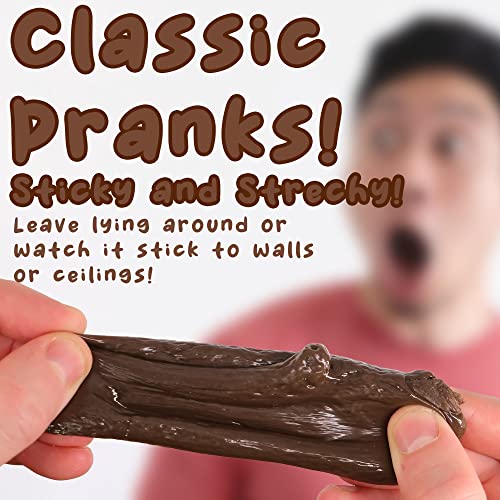 Fake Poop Prank, 2 Pack, Sticky and Stretchy Realistic looking Turd ...