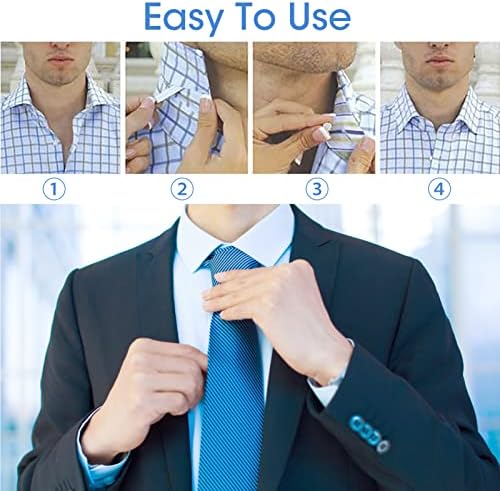 3 Pairs Metal Shirt Collar Stiffeners Stainless Steel Collar Stays ...