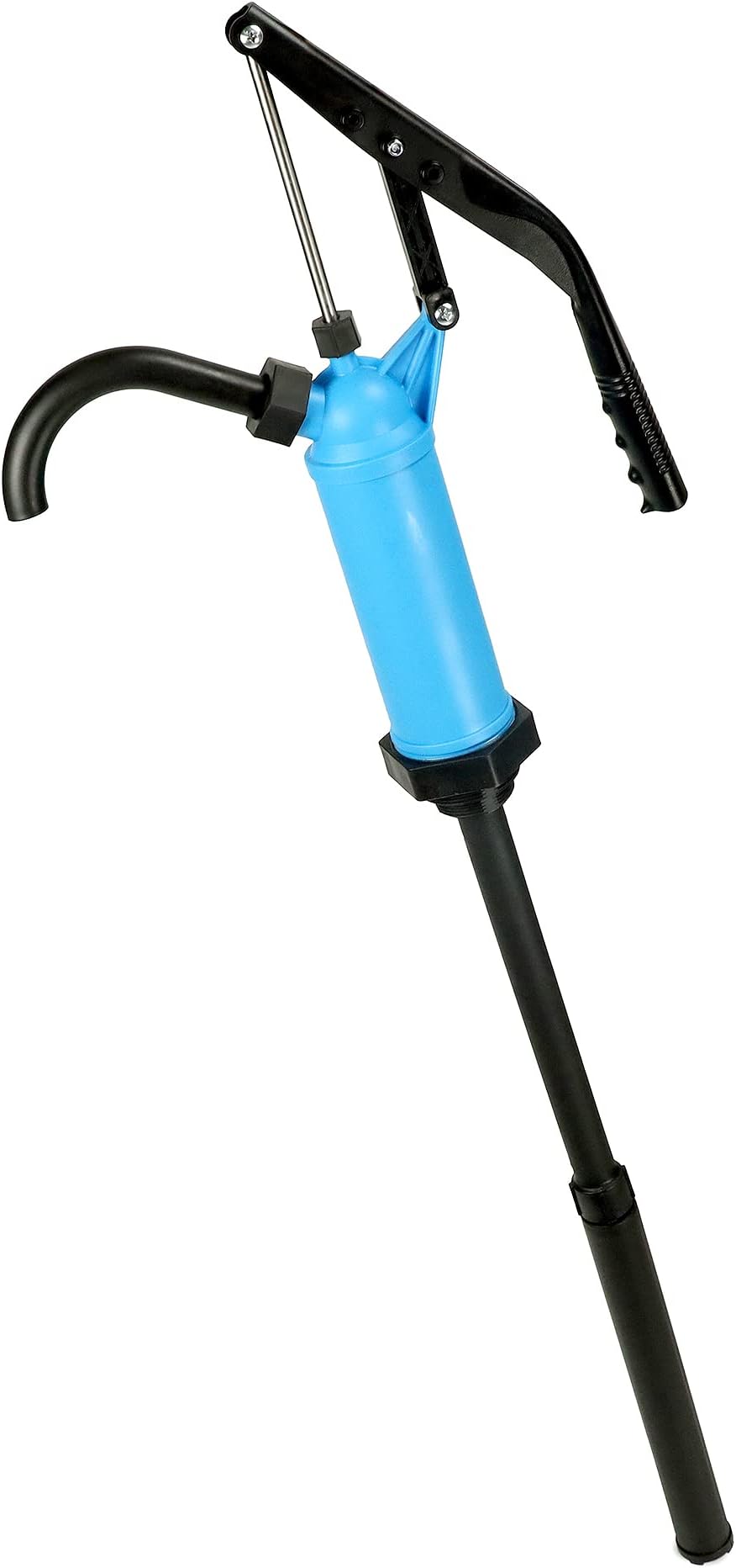 Zerone Oil Barrel Pump, 29L/min Aluminum Alloy Rotary Hand Oil Pump ...