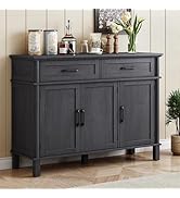 Amazon.com - ONBRILL 48 Inches Buffet Cabinet with Storage, Farmhouse ...