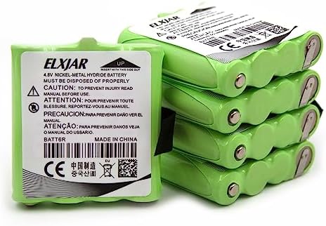 Amazon.com: (5-Pack) 4.8V 700mAh AAA Ni-MH Battery Replacement for ...