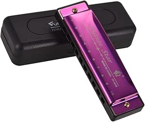 Amazon.co.jp: C Diatonic Harmonic Harmonica with ABS Lead Horgan Mirror ...
