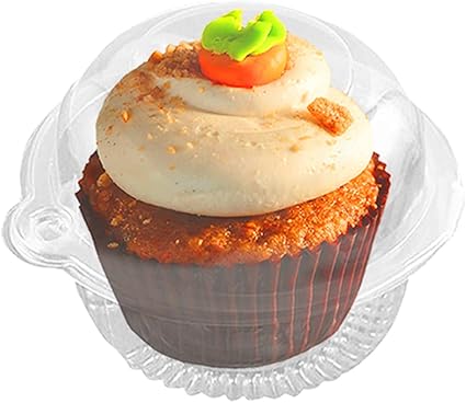 Amazon.com: AOOTOOSPORT Plastic Single Individual Cupcake Containers ...