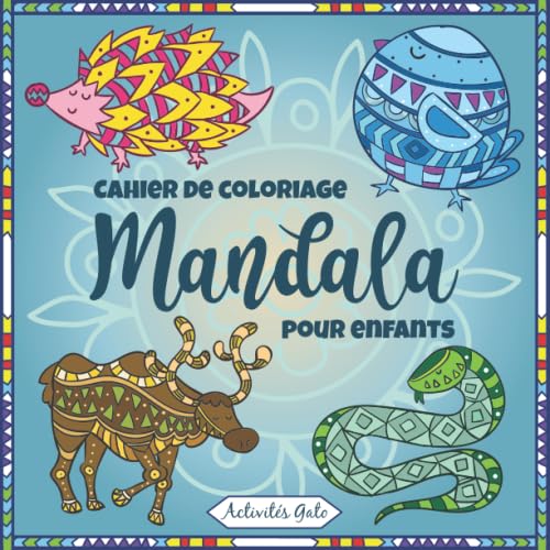 Amazon.com: Cahier de Coloriage Mandala Enfant: 60 Mandala a colorier ...