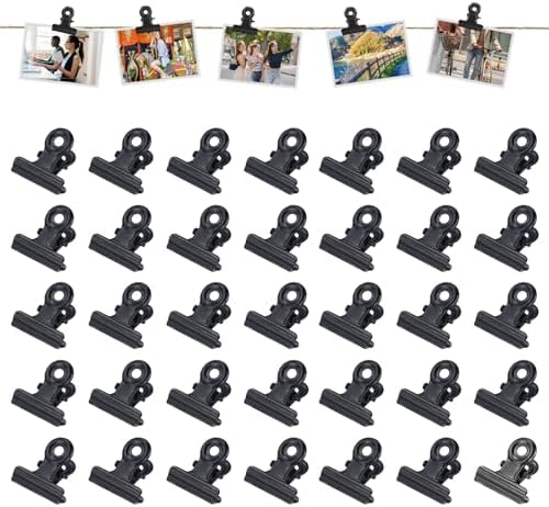 Coideal Small Bulldog Clips, 22mm Mini Binder Paper Clips Tiny Metal ...