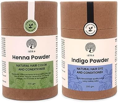 Buy Rey Naturals Organic Indigo Powder | Natural colour (Mehandi) for ...