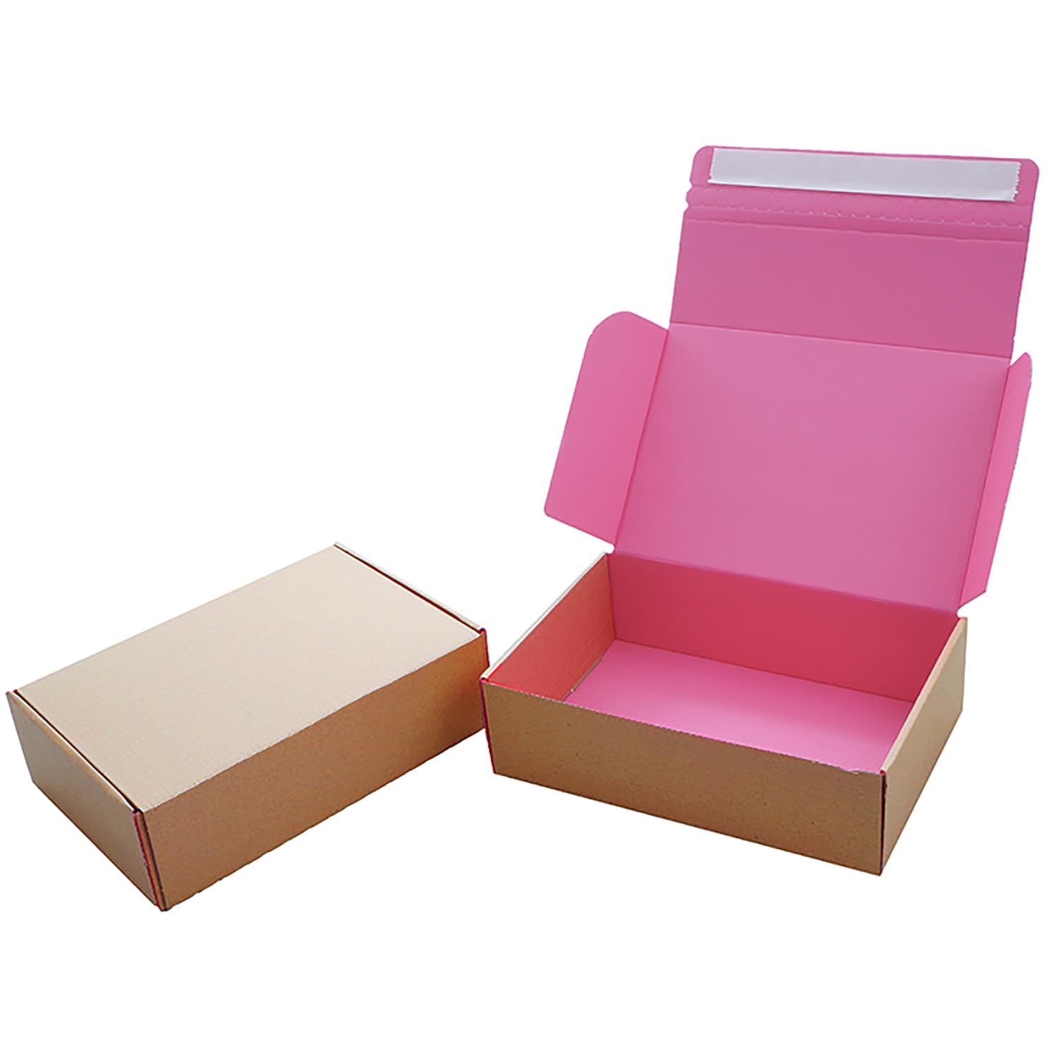 Coloured Cardboard Boxes - Peel and Seal Shipping Mailing Storage Gift ...