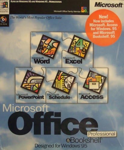 Microsoft Office 95 Professional & Microsoft Bookshelf 95 : Amazon.com ...