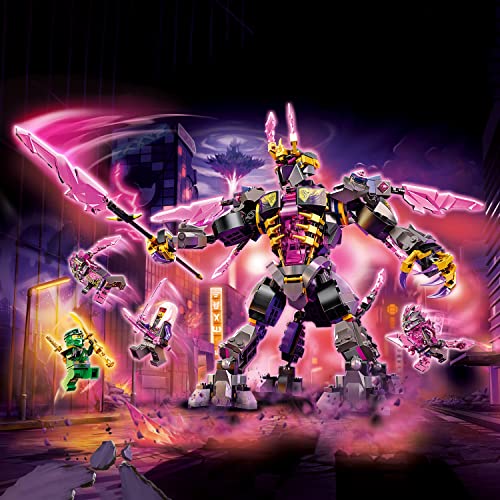 LEGO NINJAGO The Crystal King Set, 71772 Battle Toy for Kids with ...