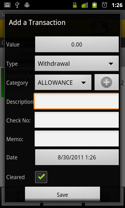 Checkbook:Amazon.com:Appstore for Android