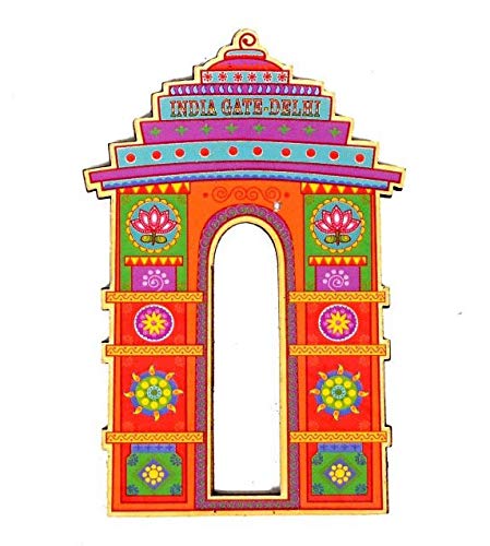 Buy SkyWalker India Gate Delhi Souvenir Wooden Fridge Magnet Online at ...
