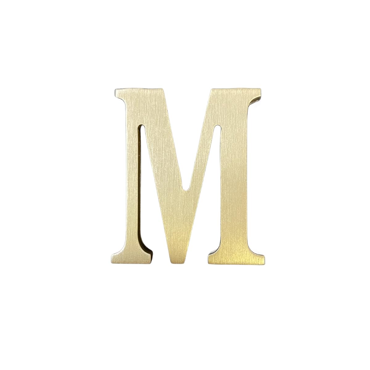 Amazon.com: 1.77 Inch Height Self Adhesive Solid Brass English Letters ...