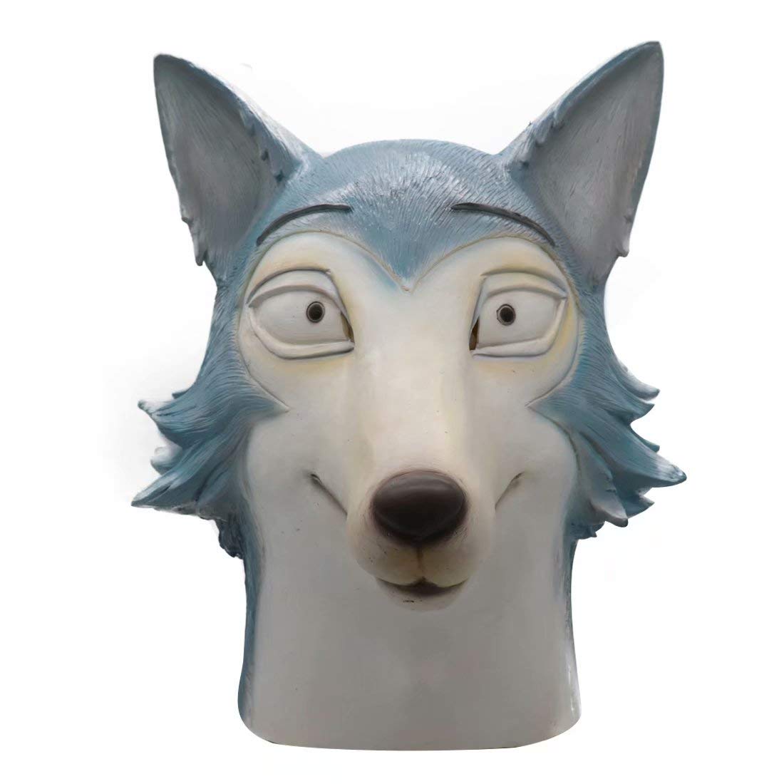 Buy Beastars Legosi Wolf , Deluxe Latex Full Face Animal Headgear for ...