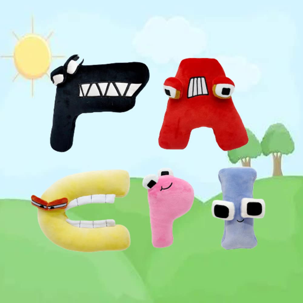 Buy 5pcs Alphabet lore Plush, Alphabet lore Stuffed Animal Toy ...