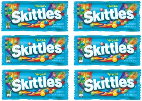 Amazon.com : Skittles Original Flavors Fun Size Packet Bulk Box (Pack ...