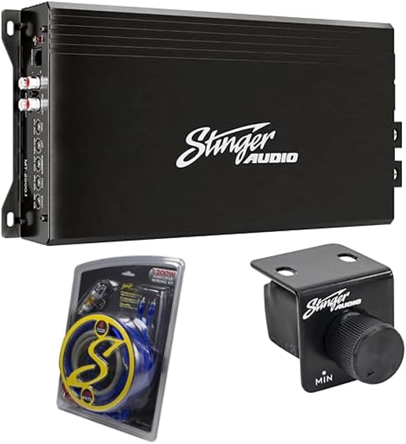 Amazon.com: STINGER Audio MT20001 Monoblock Class D Mosfet Power Supply ...