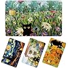 Amazon.com: AFRITEE Credit Card Sticker Skin - 4 Pcs Cute Black Cat ...