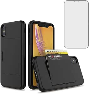 Amazon.com: Asuwish Phone Case for iPhone Xs Max with Tempered Glass Screen Protector Cover and ...