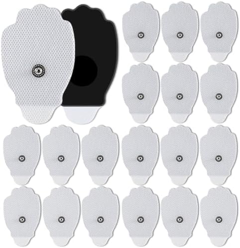 Amazon.com: 20-Pack TENS Unit Replacement Pads, Long-Lasting Snap ...