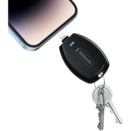 Amazon.com: HUAENG Keychain Portable Charger Power Bank for iPhone 14 ...