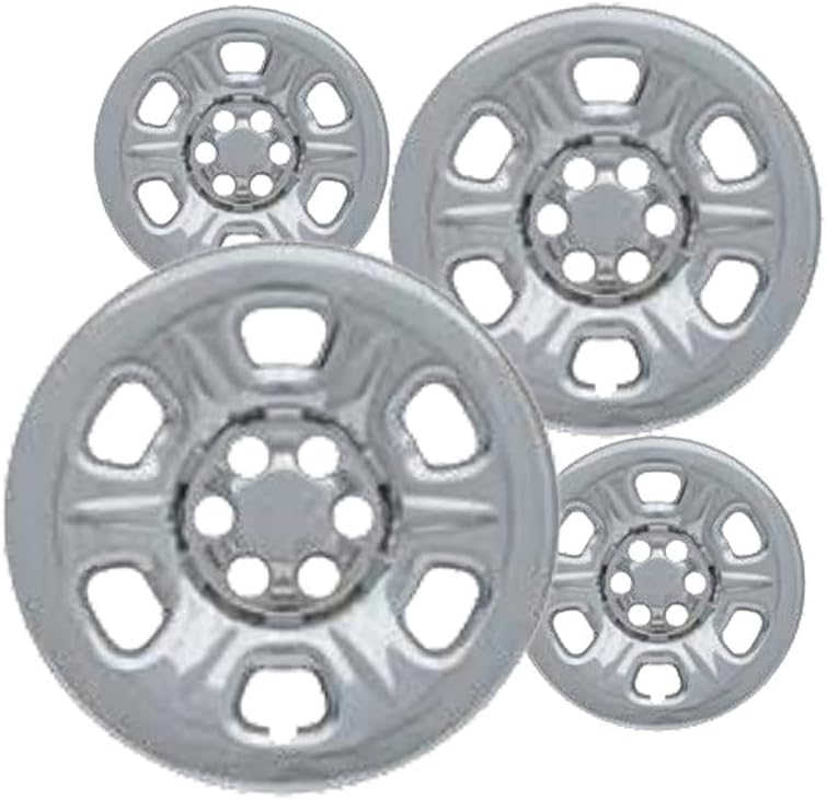 Amazon.com: Fuel Rider Set of Four (4) 18 inches Chrome ABS Wheel Skins ...