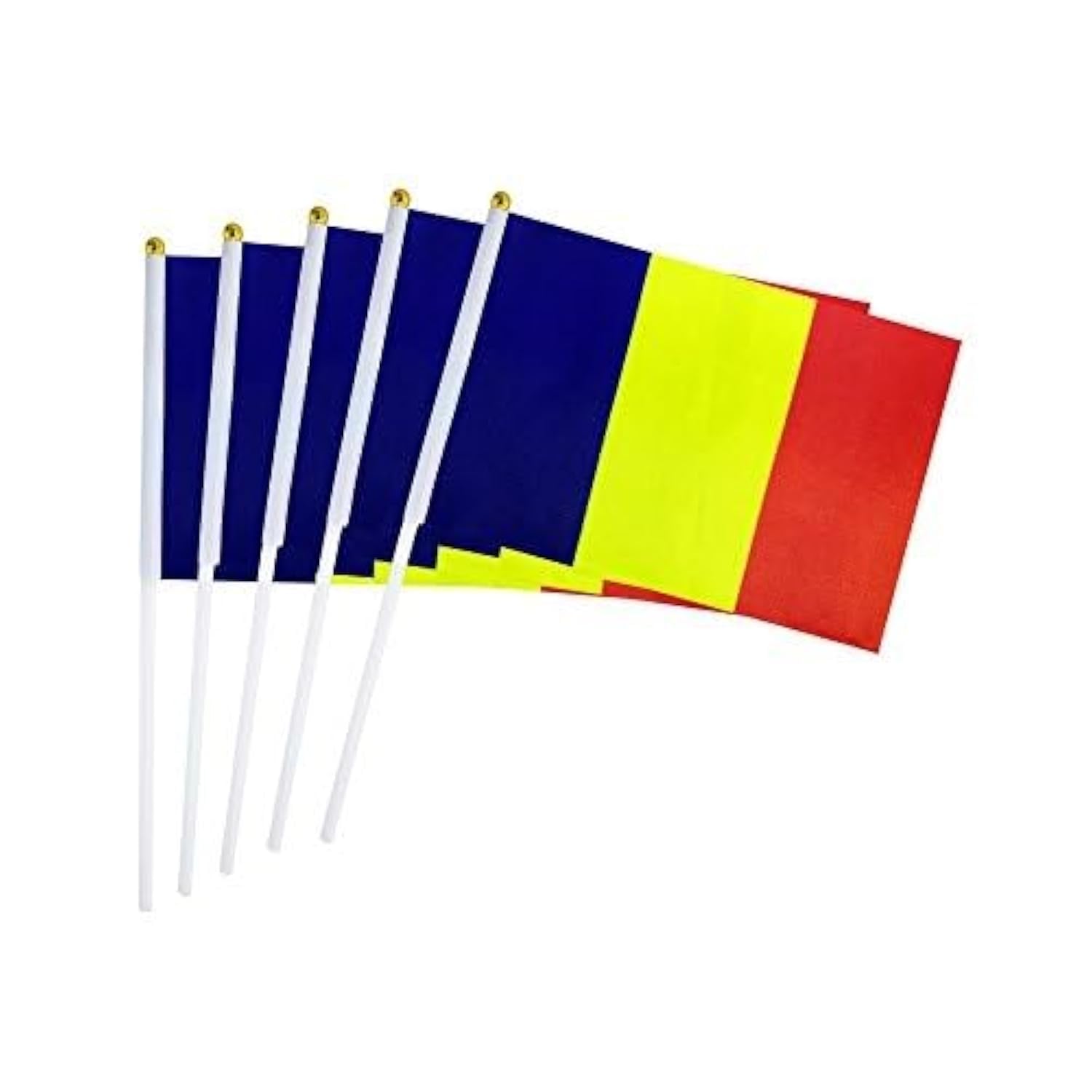 Romanian Flag 25 Pack Romania Mini Flags - 5.5x8.2 Inch Handheld Flags ...