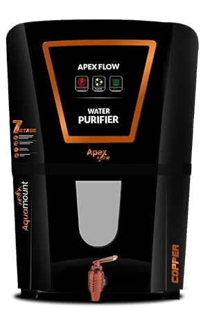 APEX FLOW APEX FLOW Copper RO Water Purifier with UV, UF and TDS ...