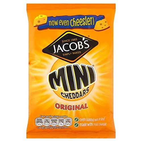 Amazon.com: Jacob's Mini Cheddars Original Grab Bag - 50g : Grocery ...