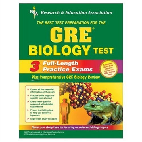 Amazon.com: GRE Biology (GRE Test Preparation): 9780878914364: The ...
