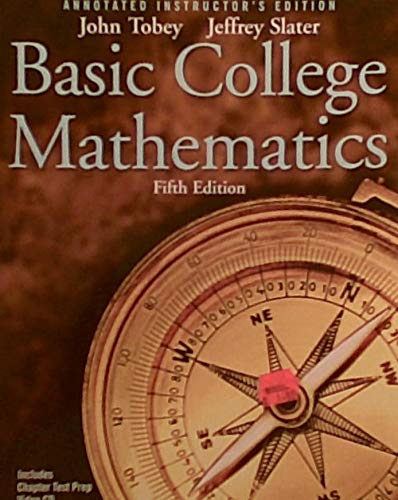 Basic College Mathematics - Instructor's Edition: CATHY B) SL JEFFREY ...