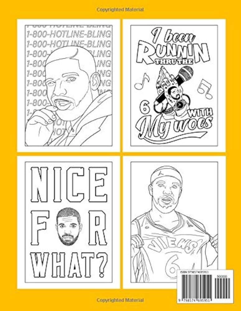 drake coloring pages