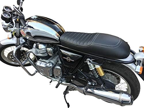 Royal Enfield 1990489 Black Touring Dual Seat for Continental Gt 650 ...