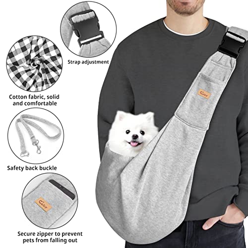 Snapklik.com : Cuby Dog And Cat Sling CarrierHands Free Reversible Pet ...