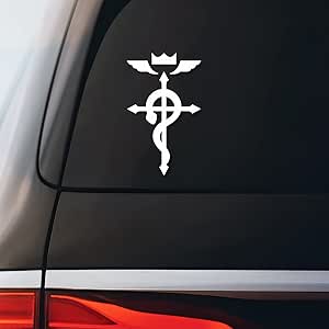 Amazon.com - FMA Cross Flamel Sticker Decal Notebook Car Laptop 3.25"x5 ...