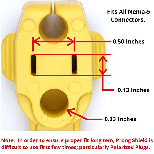 Snapklik.com : Prong Shield Outdoor Plug Cover Weatherproof Extension ...