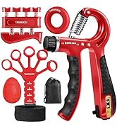 Amazon.com: WATMAID Grip Strength Trainer Kits (5 Pack), Forearm ...