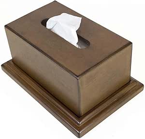 Amazon.com: Maykoosh Handcrafted Haven Decorative Wood Tissue Box with ...