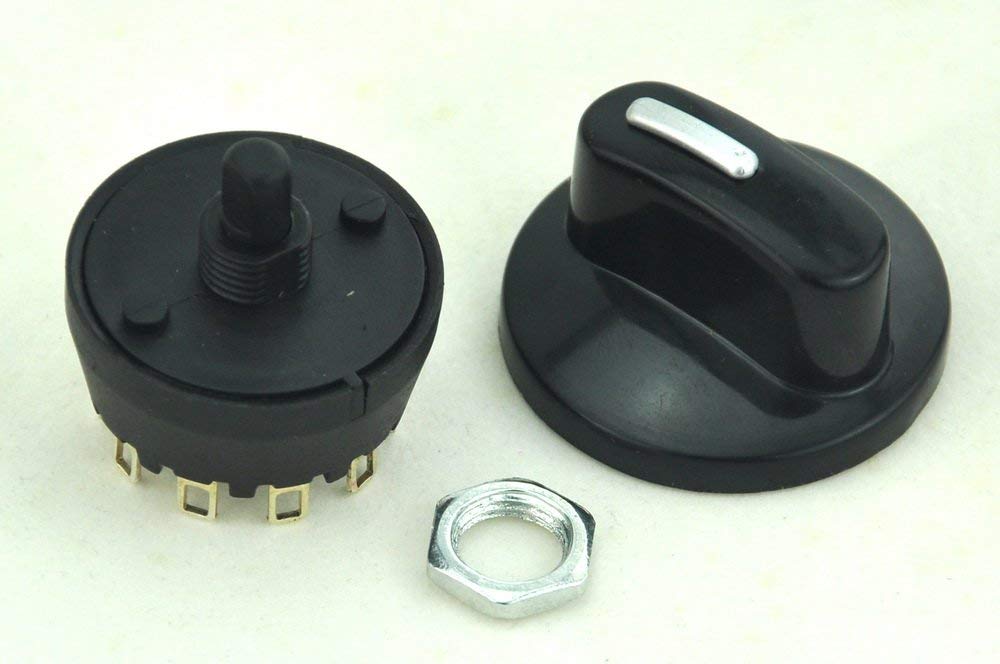 Snapklik.com : Electronics-Salon 1PCS SP5T 8A/250V 1 Pole 5 Way Rotary ...