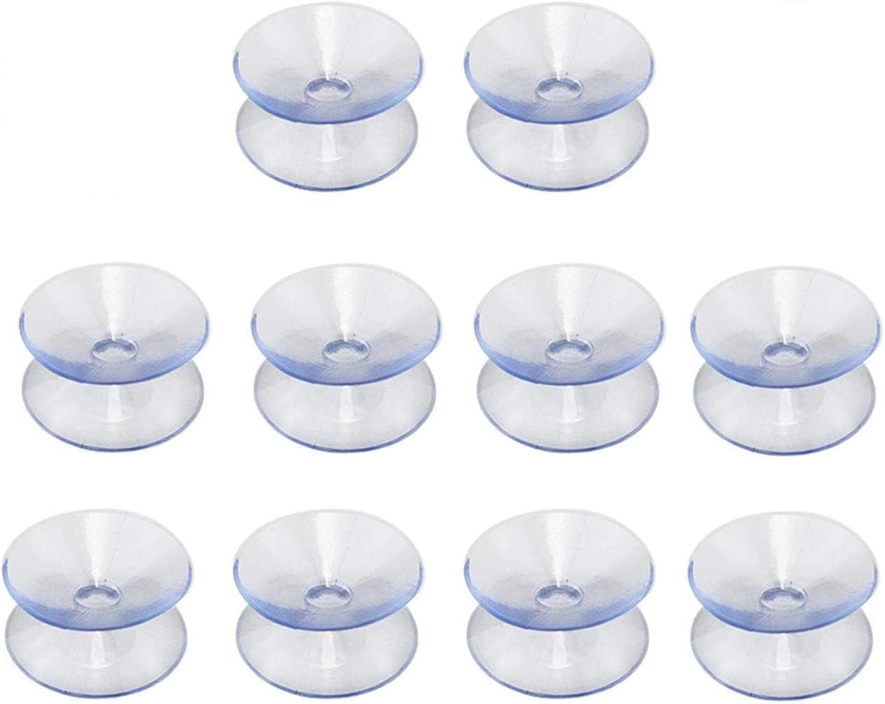 10 Piezas Ventosa de Doble Cara Ventosas Transparentes Ventosas para ...