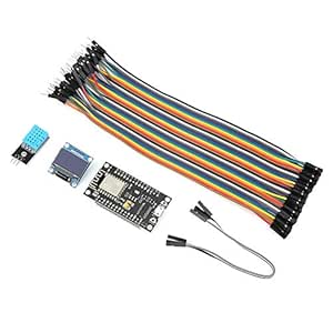 ESP8266 WiFi Module, ESP8266 WiFi Starter Kit, 0.96in Display DHT11 Sensor Module Compatible ...