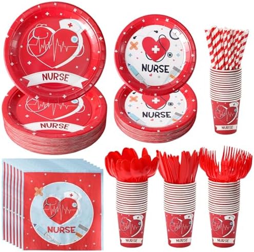 Amazon.com: Graduation Party Supplies Dinnerware Set purple Disposable ...