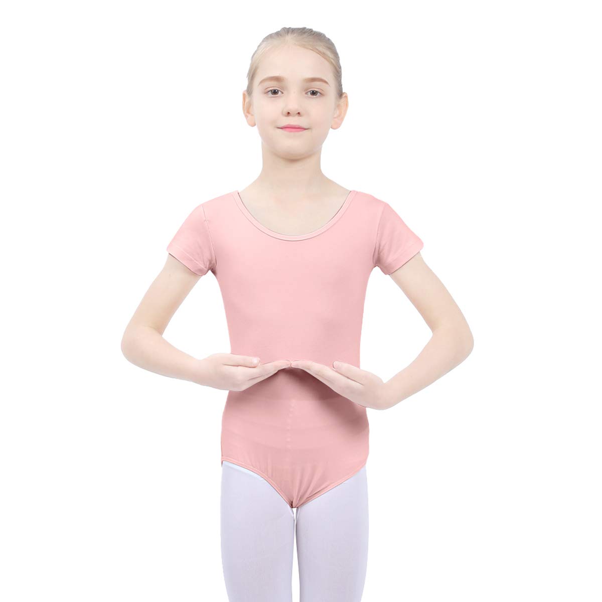Snapklik.com : Ballet Leotards, Girls Classic Short Sleeve Leotards For ...