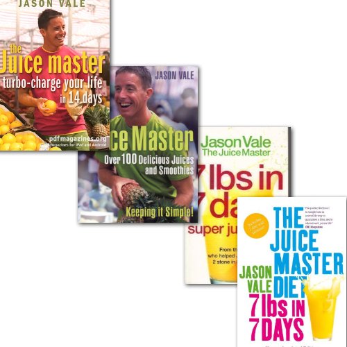 Jason Vale The Juice Master's Collection 4 Books Set, (The Juice Master ...