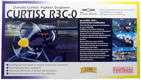 Amazon | 1/48 紅の豚 FG-2 カーチス R3C-0 非公然水上戦闘機 | プラモデル 通販